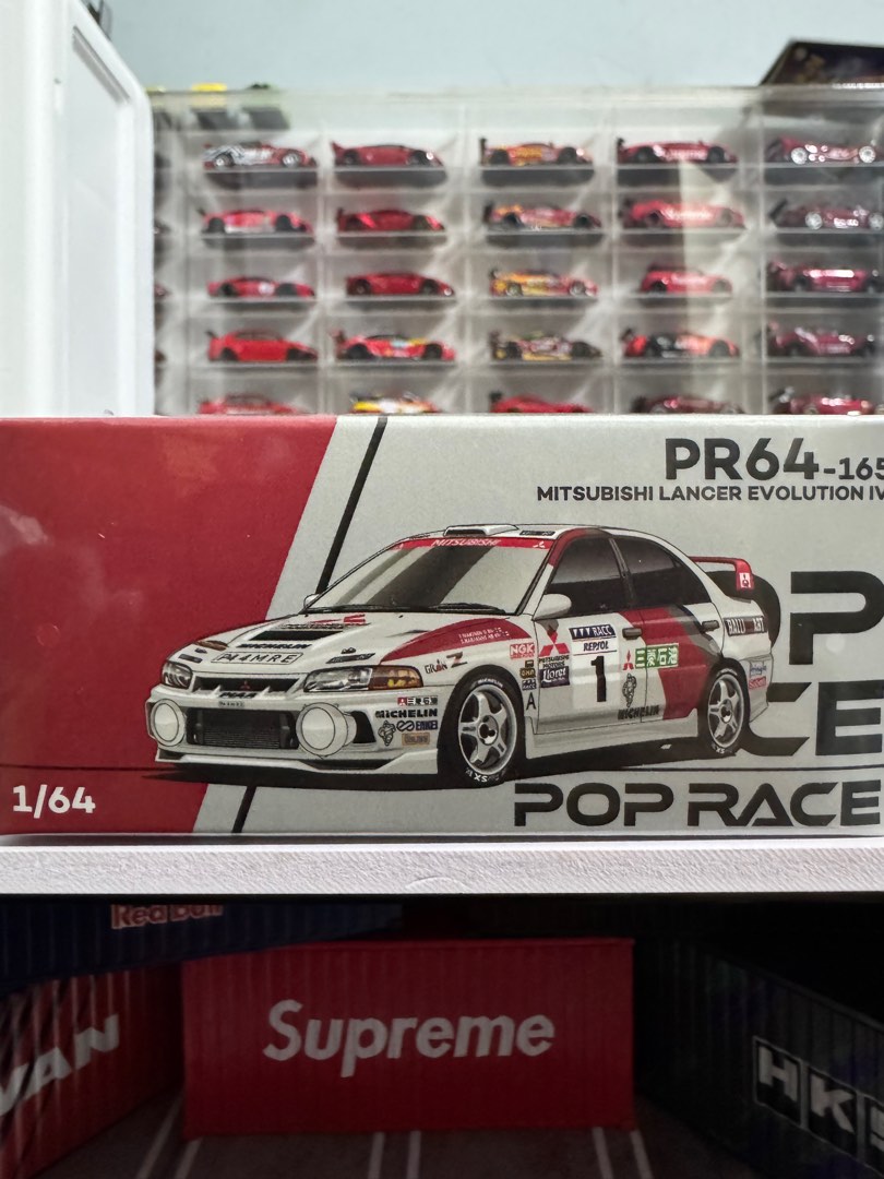 POP RACE MITSUBISHI LANCER EVOLUTION IV #165, Hobbies & Toys, Toys ...