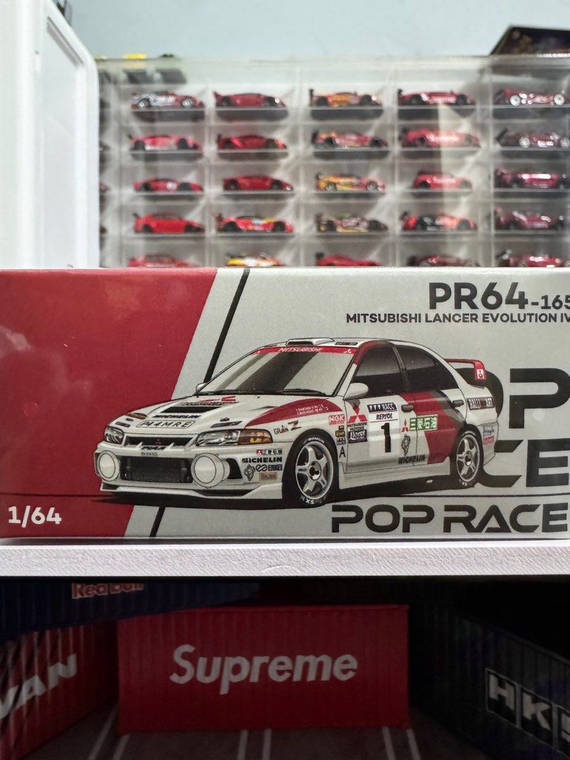 POP RACE MITSUBISHI LANCER EVOLUTION IV #165, Hobbies & Toys, Toys ...