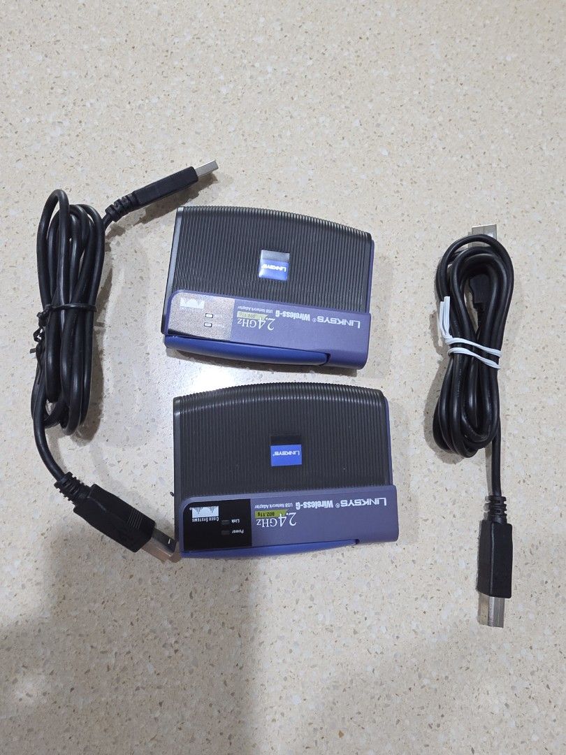 Preowned Linksys Wireless-G USB adapter, Computers & Tech, Parts ...