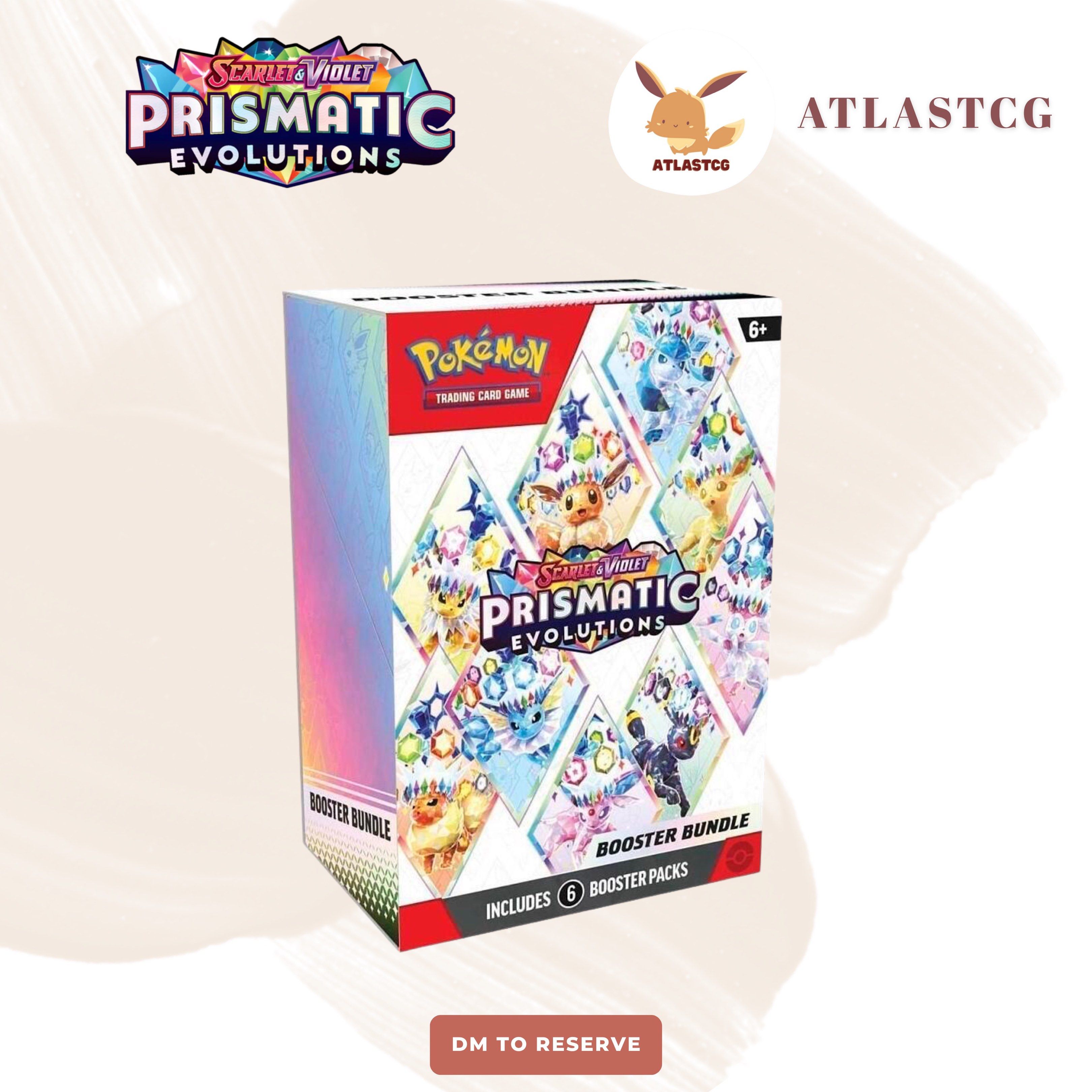 Prismatic Evolutions Booster Bundle, Hobbies & Toys, Toys & Games on ...