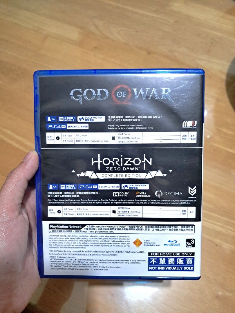 PS4 Mega Pack: God of War & Horizon Zero Dawn, Video Gaming, Video ...