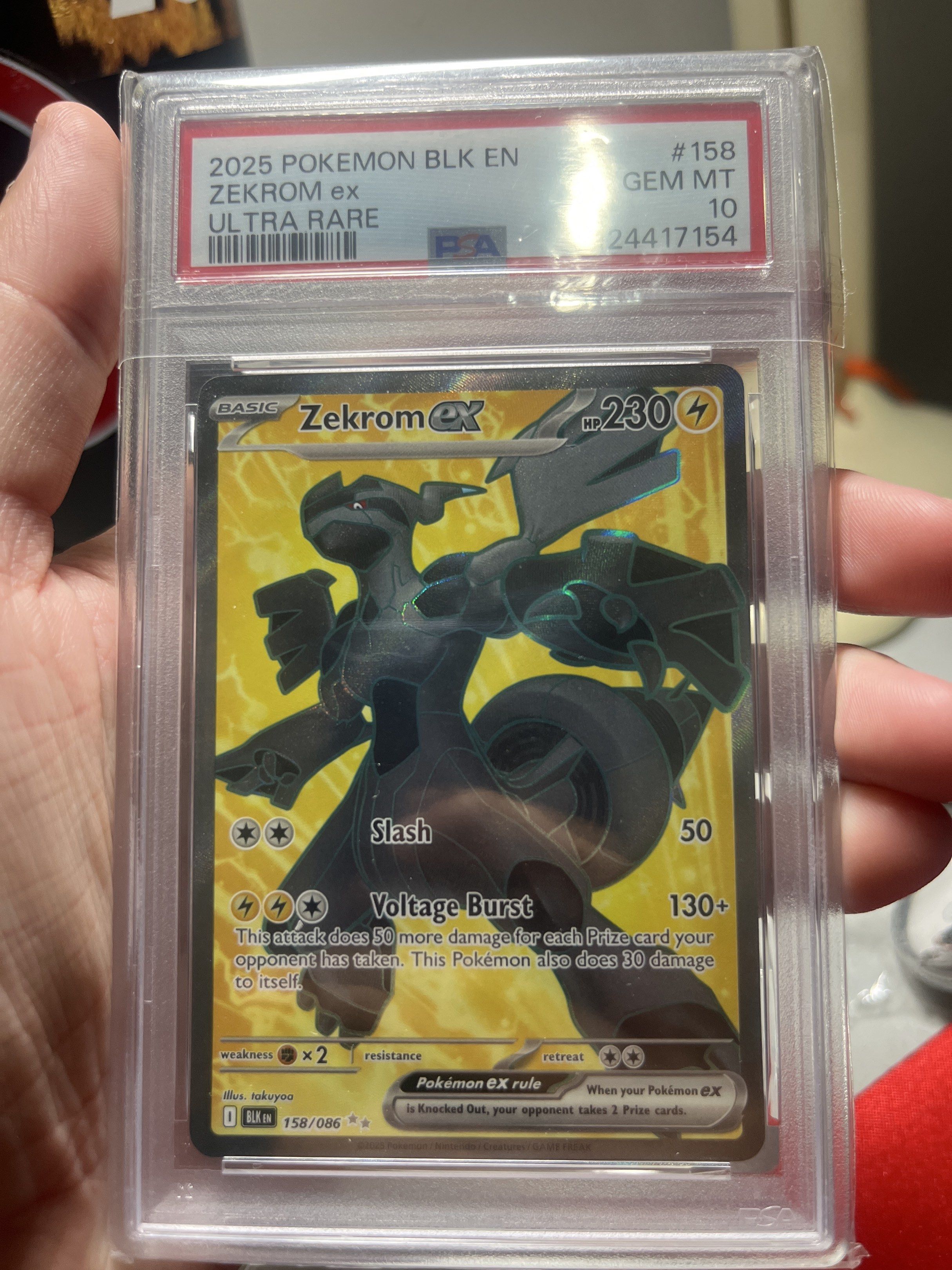 PSA 10 Zekrom EX Ultra Rare Pokemon Card, Hobbies & Toys, Toys & Games ...