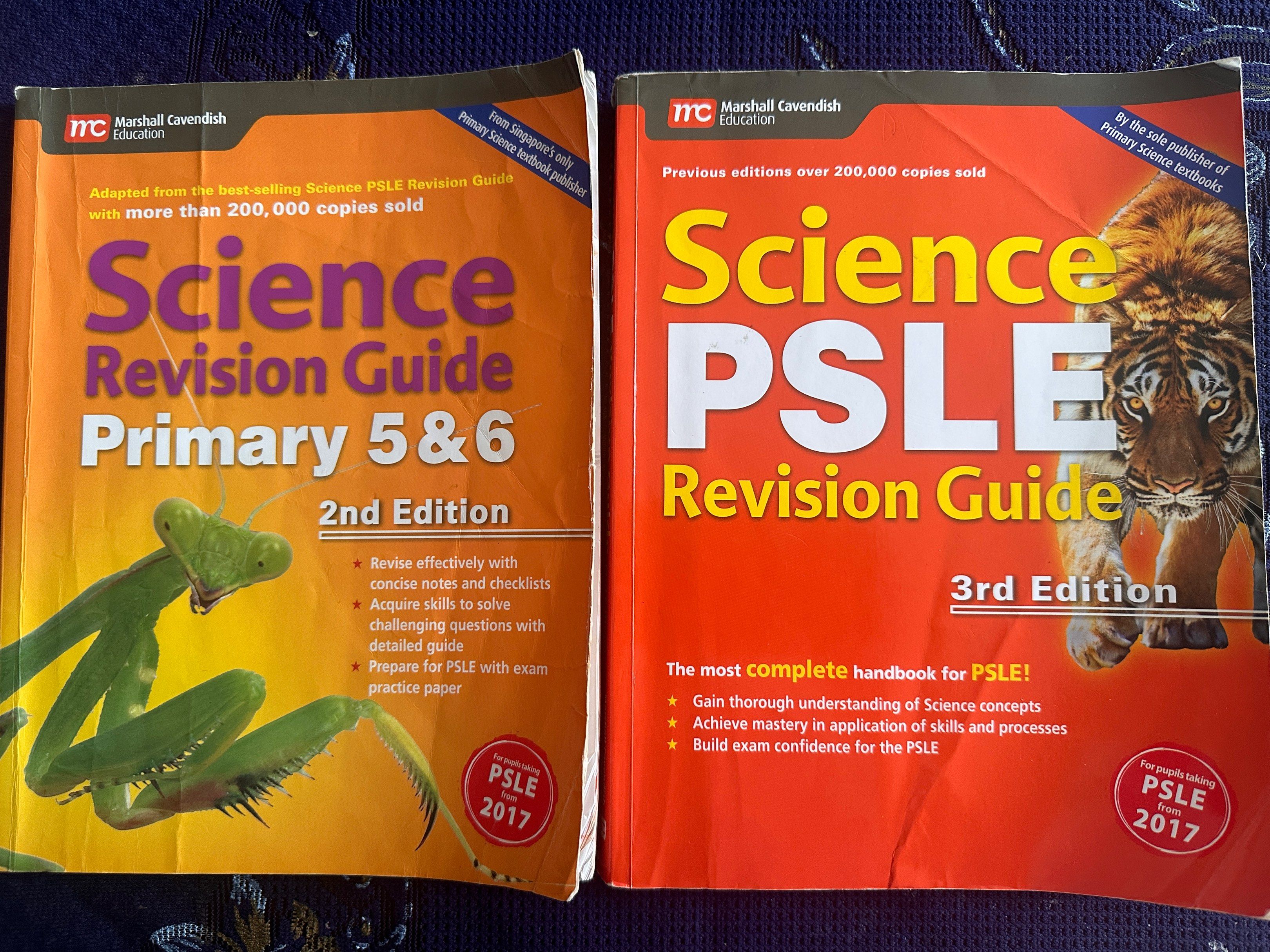 PSLE Science Revision Guide Primary 5 & 6 (2nd & 3rd Edition), Hobbies ...