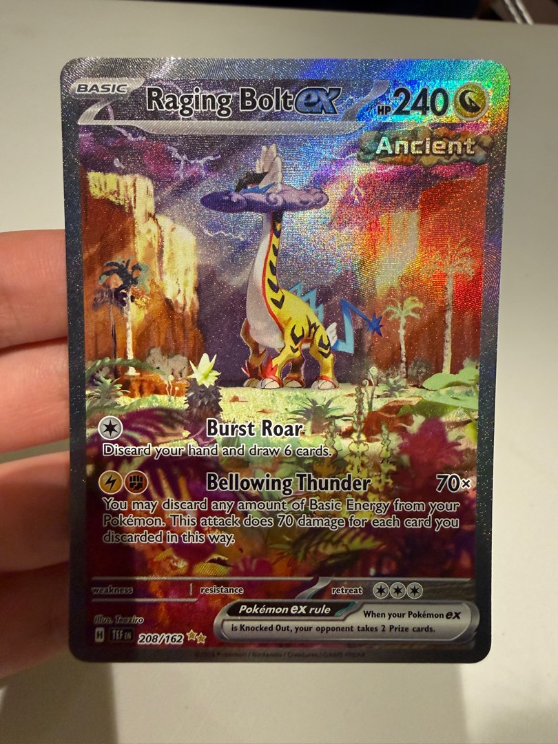 Raging Bolt ex Special Illustration Rare SIR Temporal Forces Top Chase ...