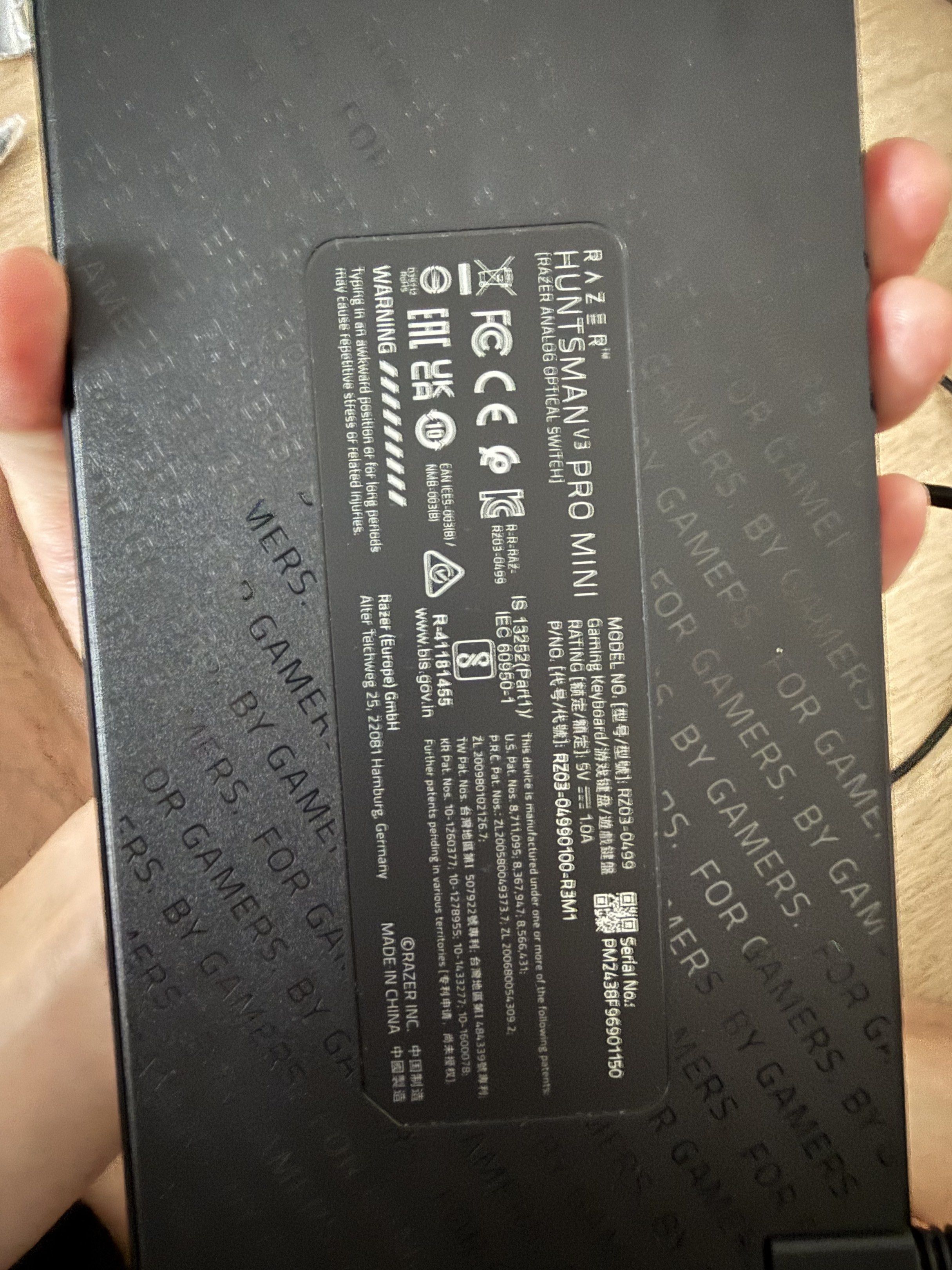 Razer Huntsman V3 Pro Mini Keyboard, Computers & Tech, Parts ...