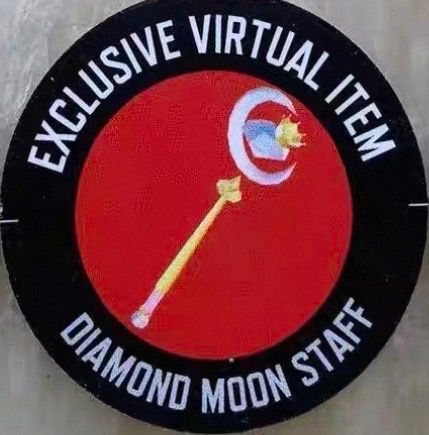 Roblox Toy Code Diamond Moon Staff Exclusive Virtual Item, Video Gaming ...