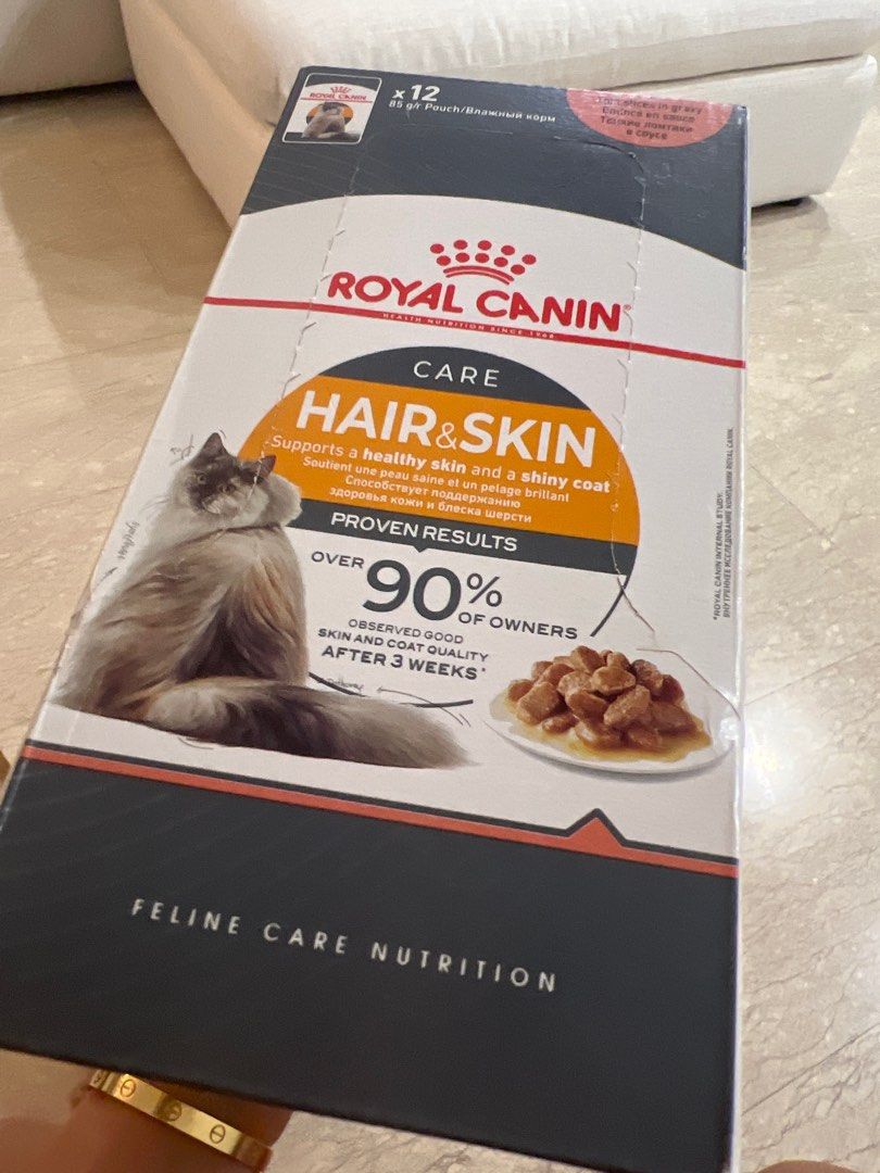 Royal Canin Hair & Skin Cat Wet Food, Pet Supplies, Pet Food on Carousell