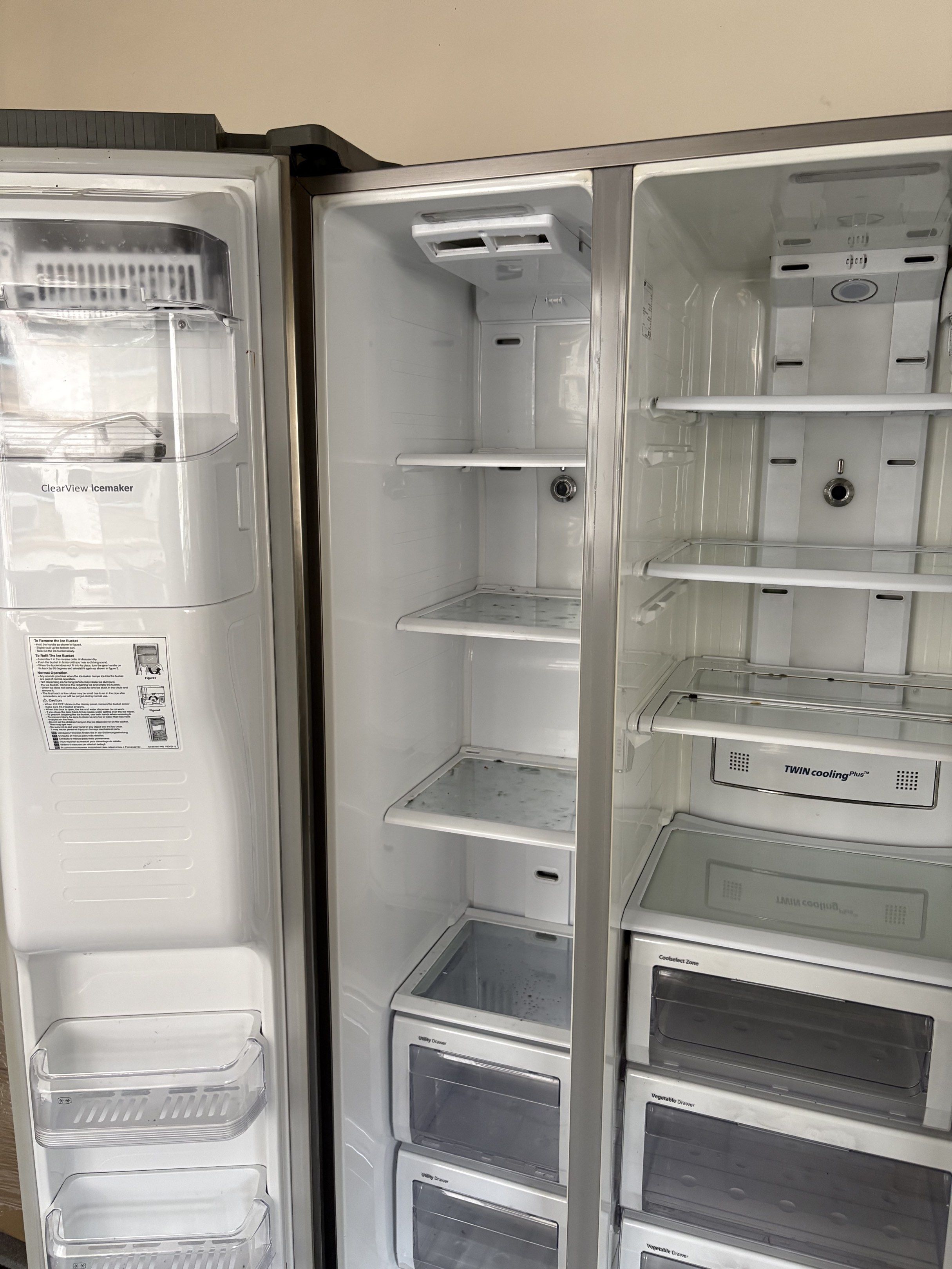Samsung Fridge with Freezer 615L Side-by-side Refrigerator, TV & Home ...