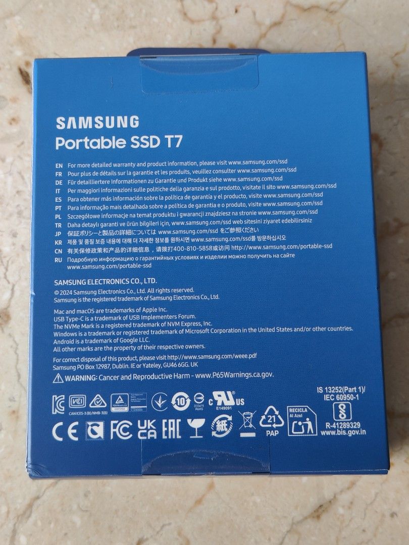 Samsung Portable SSD T7 2TB - Brand New Solid State Drive/ HDD ...