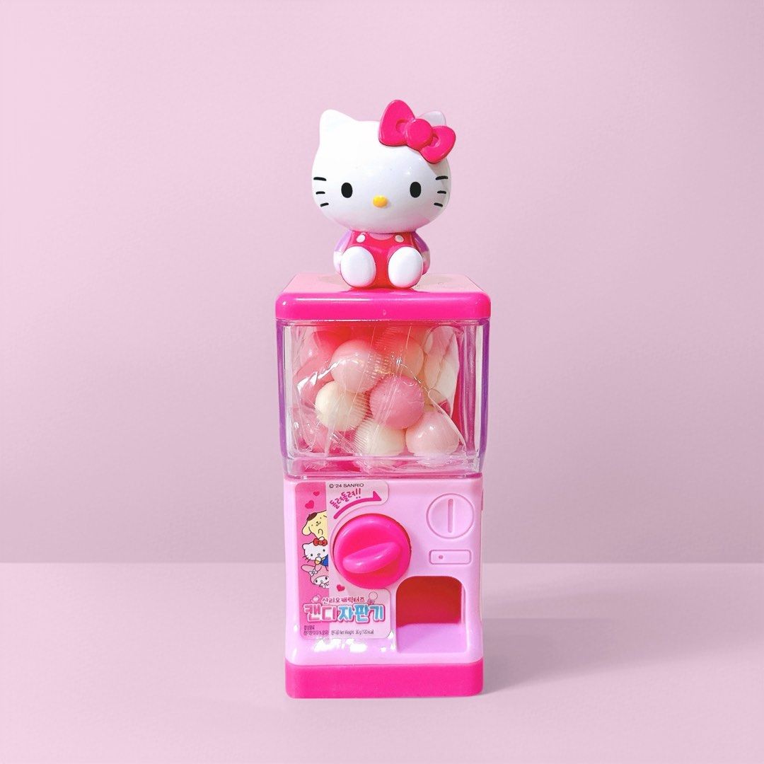 Sanrio Hello Kitty Capsule Toy Machine Candy Balls 30g Figure Mystery ...