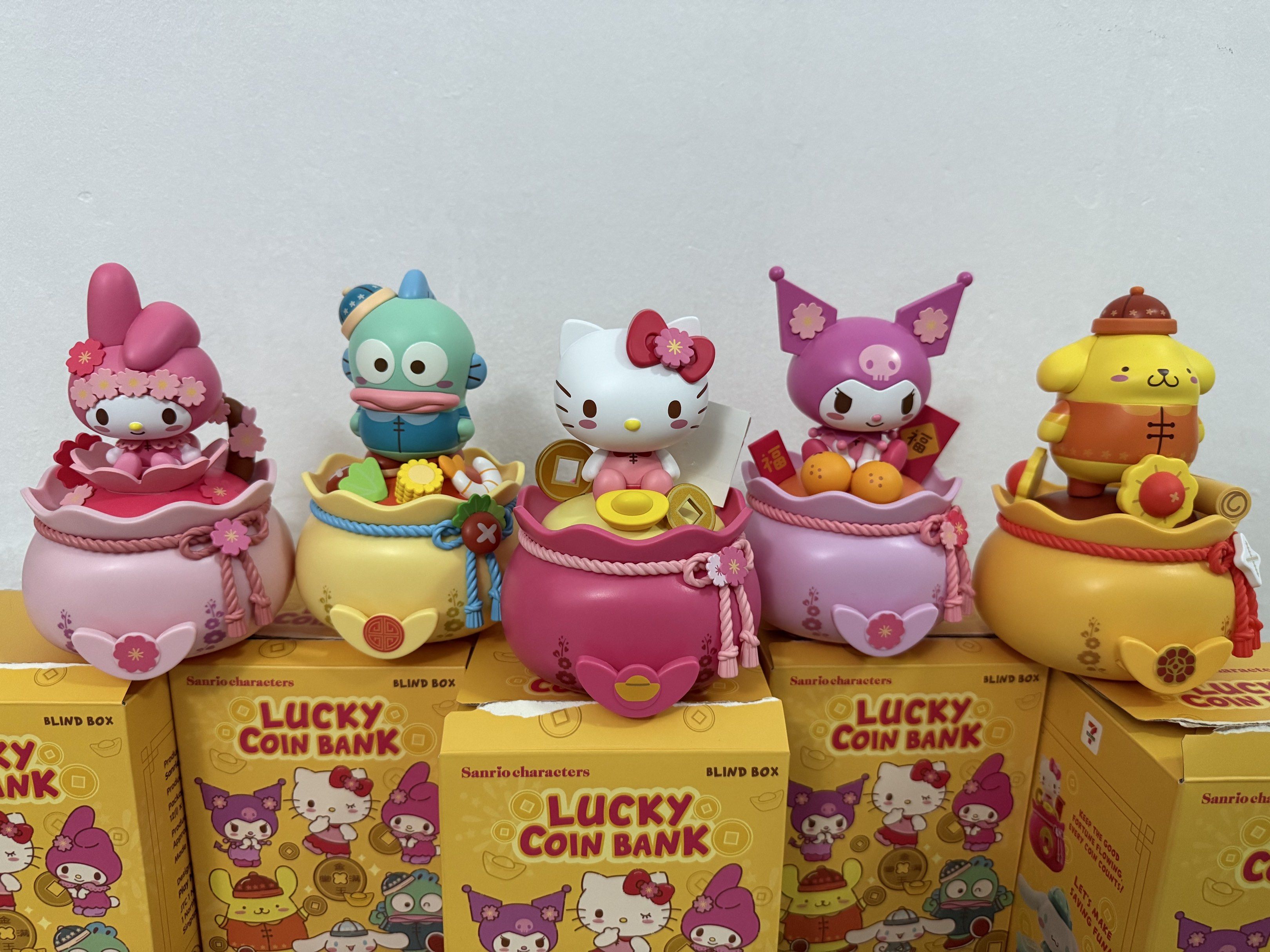 Sanrio Lucky Coin Bank Blind Box, Hobbies & Toys, Toys & Games on Carousell