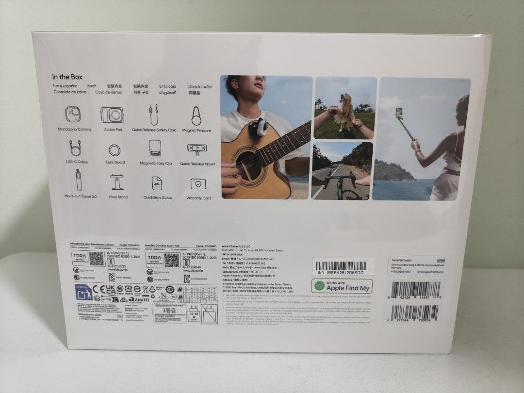 (Sealed) Insta360 GO Ultra Tiny Hands-Free 4K Cam - Creator Bundle ...