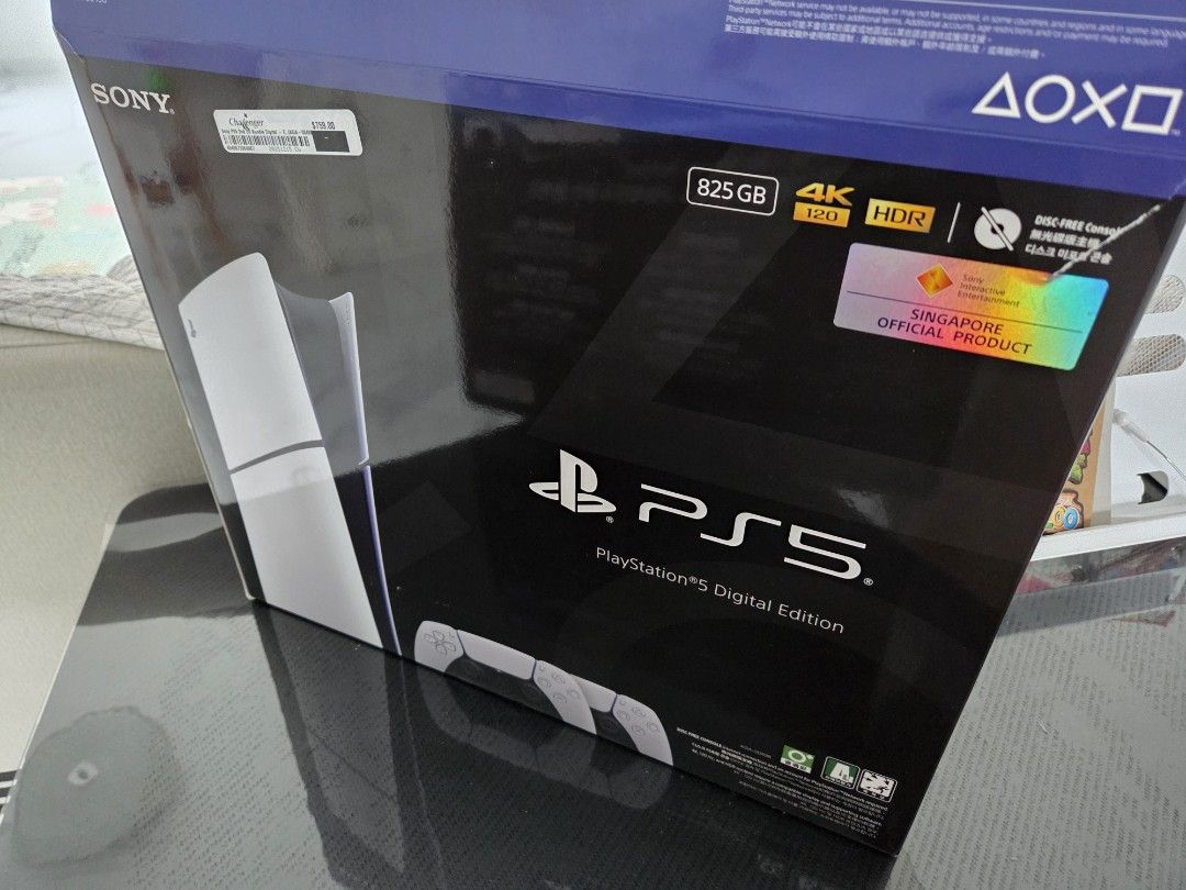 Sony PlayStation 5 Digital Edition Box, Video Gaming, Video Game ...