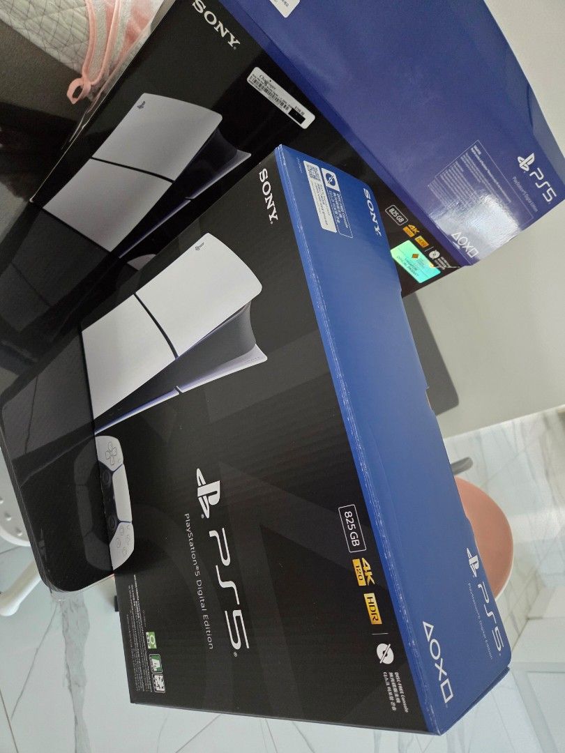 Sony PlayStation 5 Digital Edition Box, Video Gaming, Video Game ...