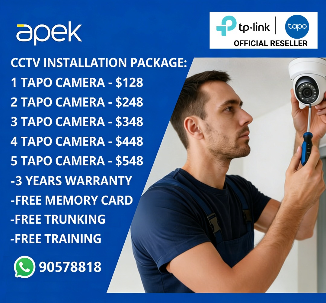 TAPO CCTV installation, Furniture & Home Living, Security & Locks ...