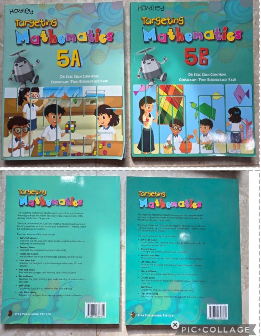 Targeting Mathematics Textbook Series new 3B, 4A, 4B, 5A, 5B, 6A, 6B ...