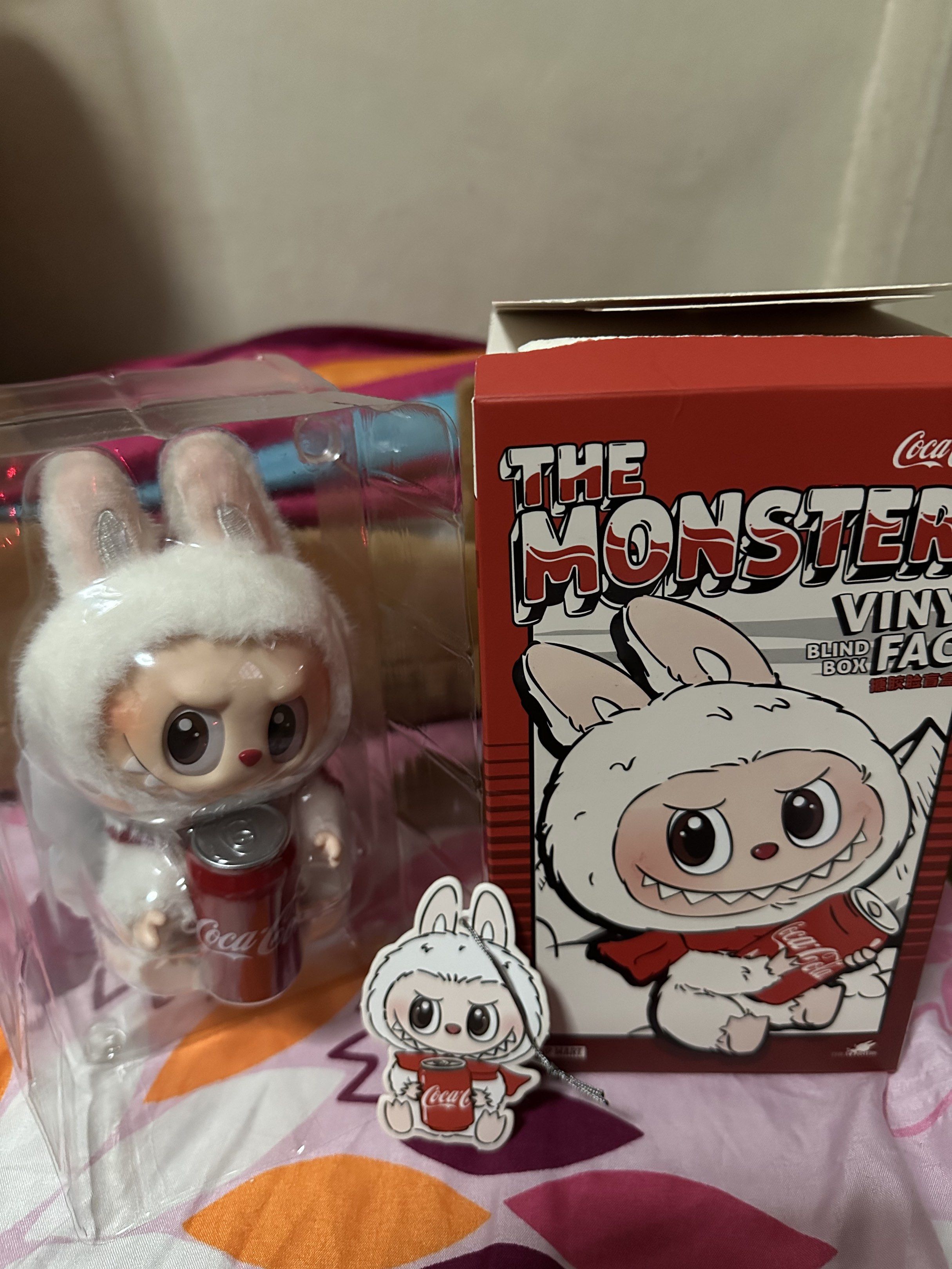 The Monster Vinyl Face Coca-Cola Blind Box Figure, Hobbies & Toys, Toys ...