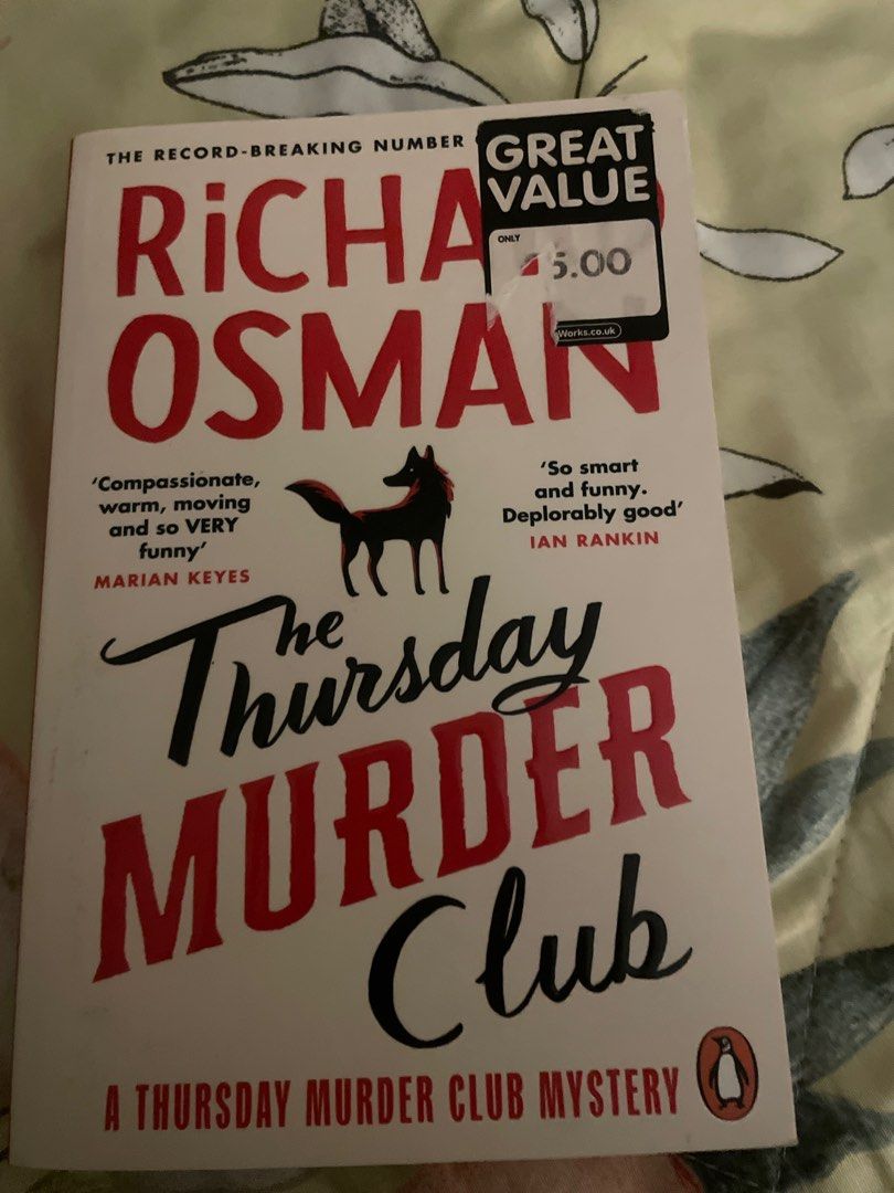 The Thursday Murder Club by Richard Osman, Hobbies & Toys, Books ...