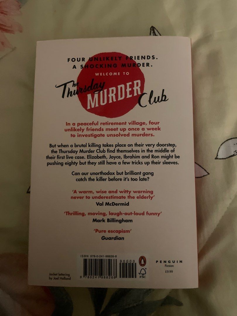The Thursday Murder Club by Richard Osman, Hobbies & Toys, Books ...