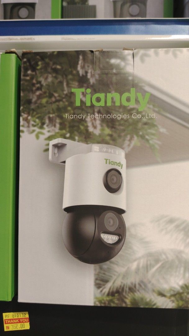 Tiandy Security Camera Dual Lens, Furniture & Home Living, Security ...