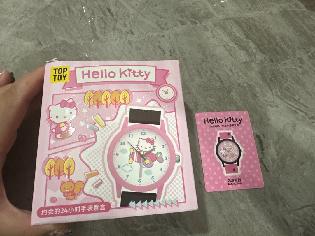 Toptoy Hello Kitty 24-Hour Series Watch blind box, Hobbies & Toys ...