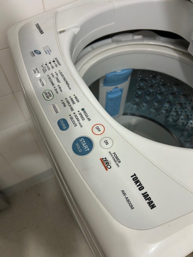 Toshiba AW-A800M Top Load Washing Machine, TV & Home Appliances ...