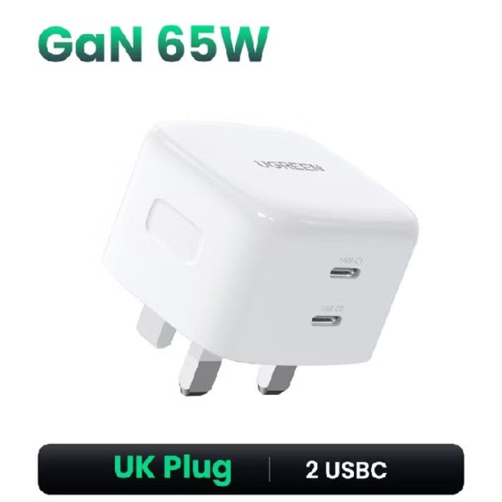 Ugreen GaN 65W UK Plug Charger, Mobile Phones & Gadgets, Mobile ...