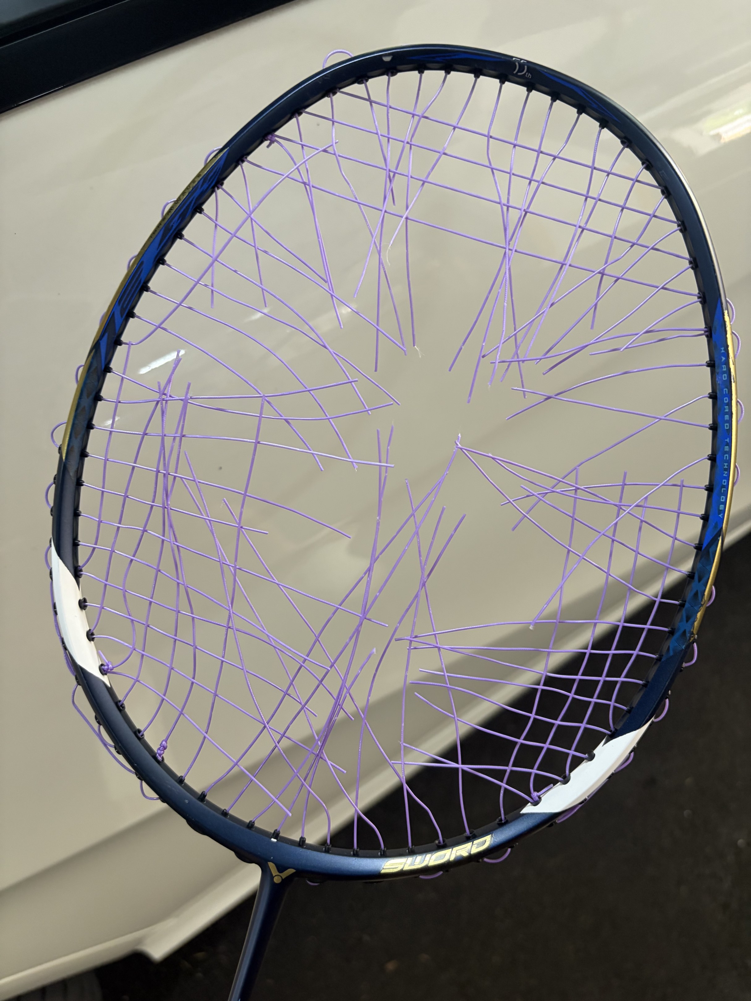 Victor Brave Sword 12 SE Badminton Racket, Sports Equipment, Sports ...