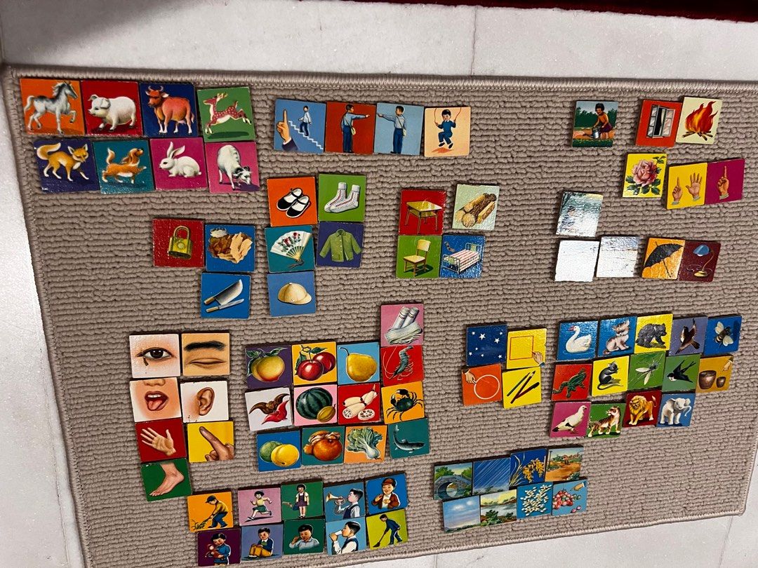 Vintage Chinese Character Flash Cards, Hobbies & Toys, Books ...