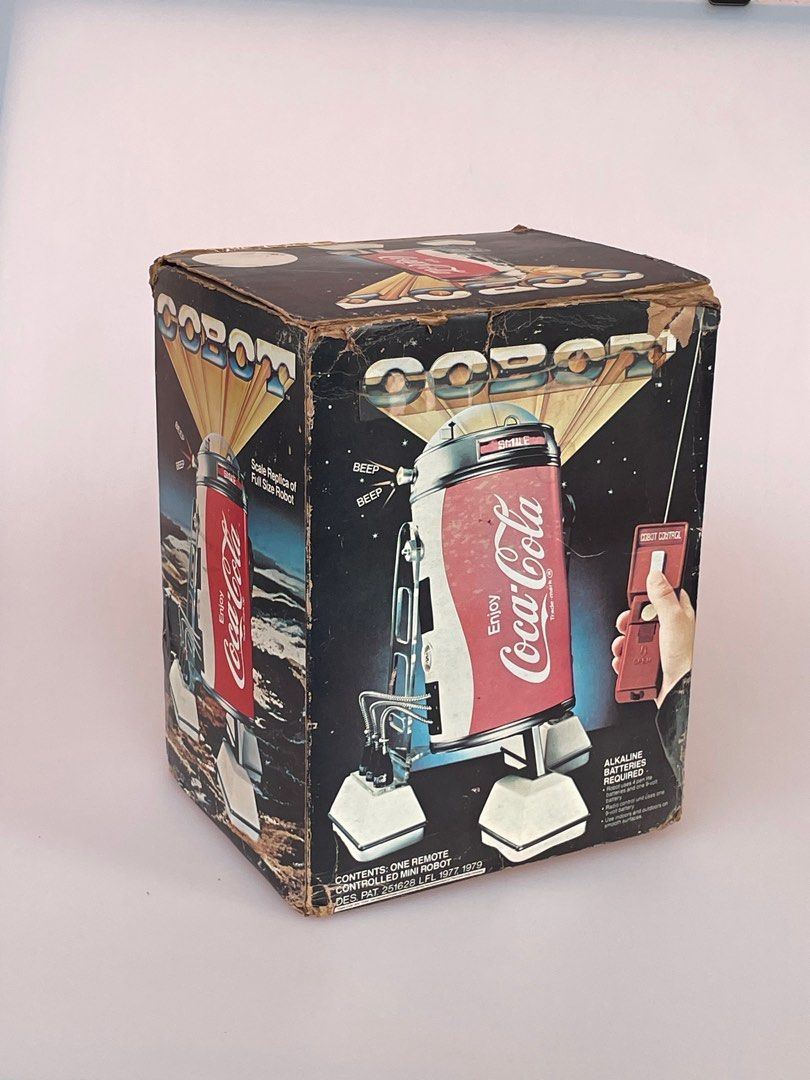 Vintage Coca-Cola COBOT Robot Toy, Hobbies & Toys, Toys & Games on ...