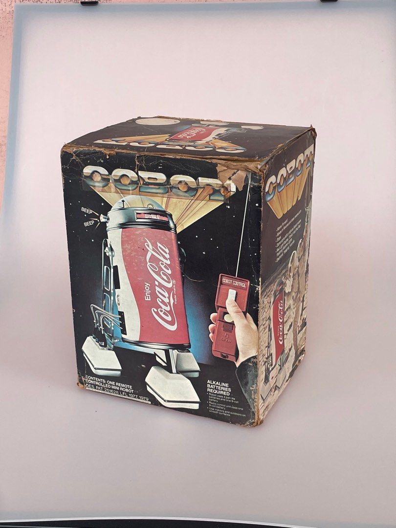 Vintage Coca-Cola COBOT Robot Toy, Hobbies & Toys, Toys & Games on ...