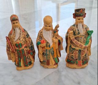 Vintage Ocbc Fu Lu Shou, Hobbies & Toys, Memorabilia & Collectibles ...