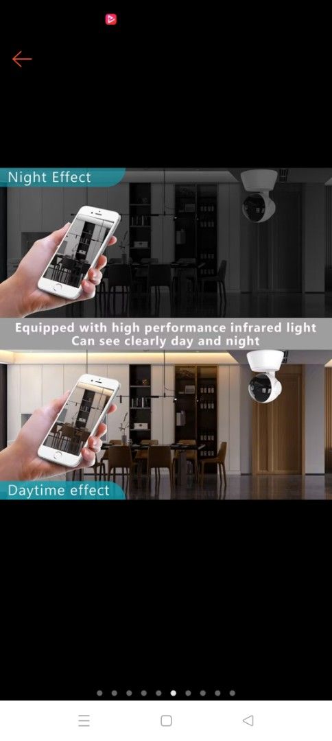 WiFi Smart Camera - Night Vision, Two-Way Audio, Furniture & Home ...