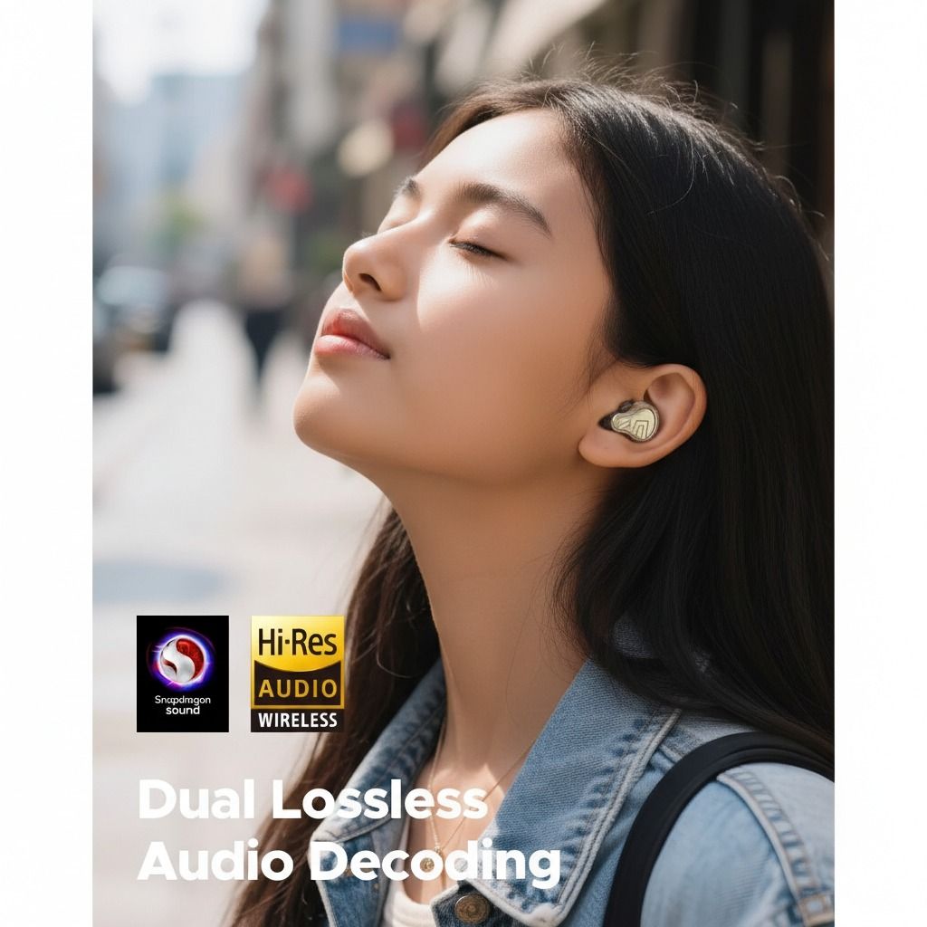 Wireless Earbuds | Bluetooth 5.4 | Hi-Res Audio | LDAC Lossless | 37 ...