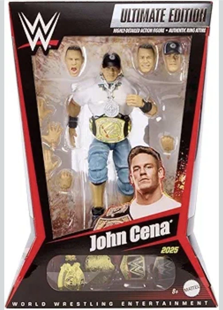 WWE Ultimate Edition John Cena Action Figure, Hobbies & Toys, Toys ...