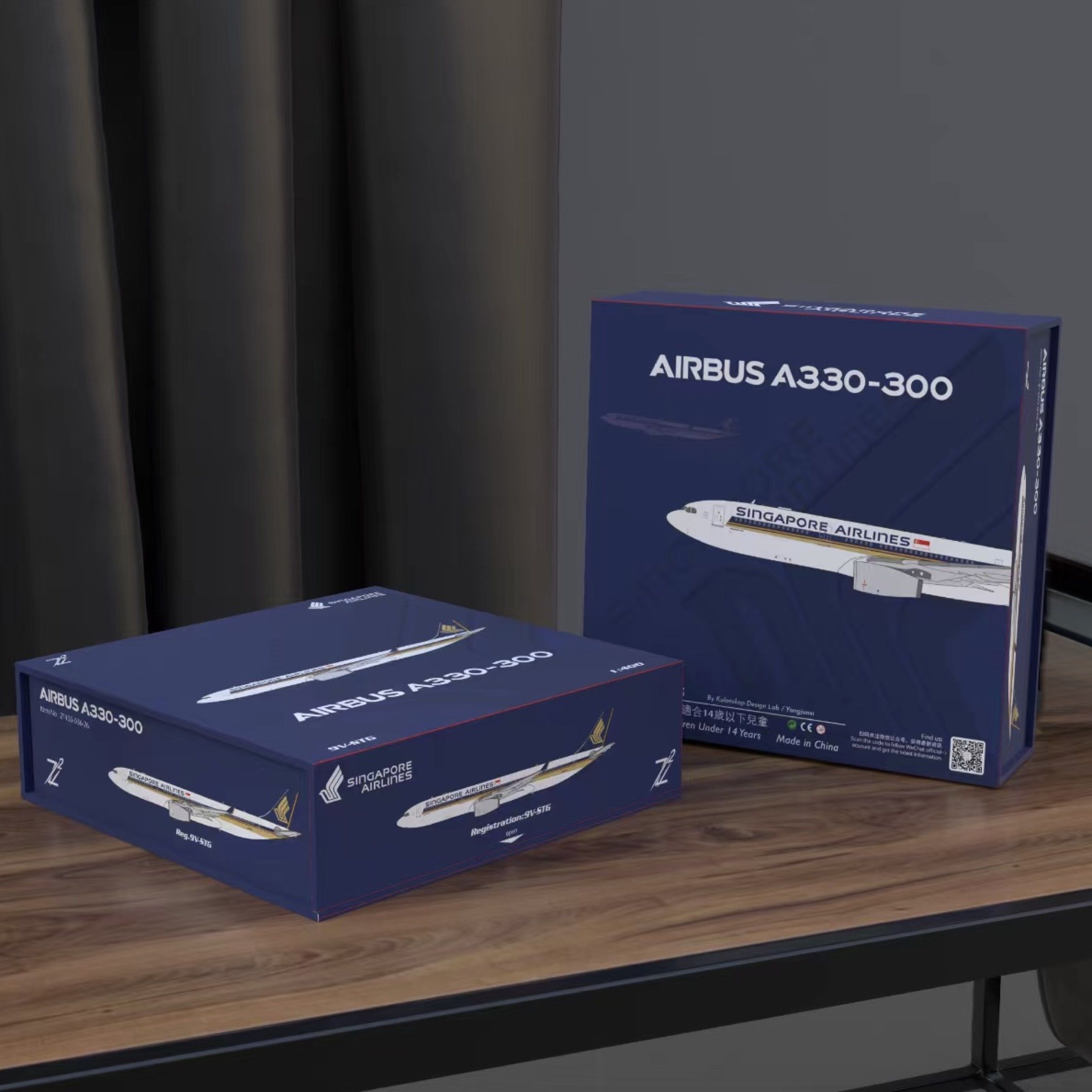 (Z2 Model) Singapore Airlines Airbus A330-300 9V-STG 1/400 Airplane ...