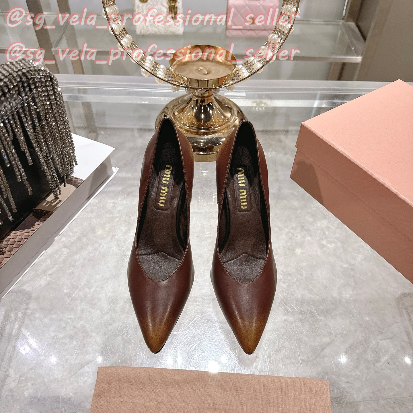 00023 Miu Miu 26SS Heels, Women's Fashion, Footwear, Heels on Carousell