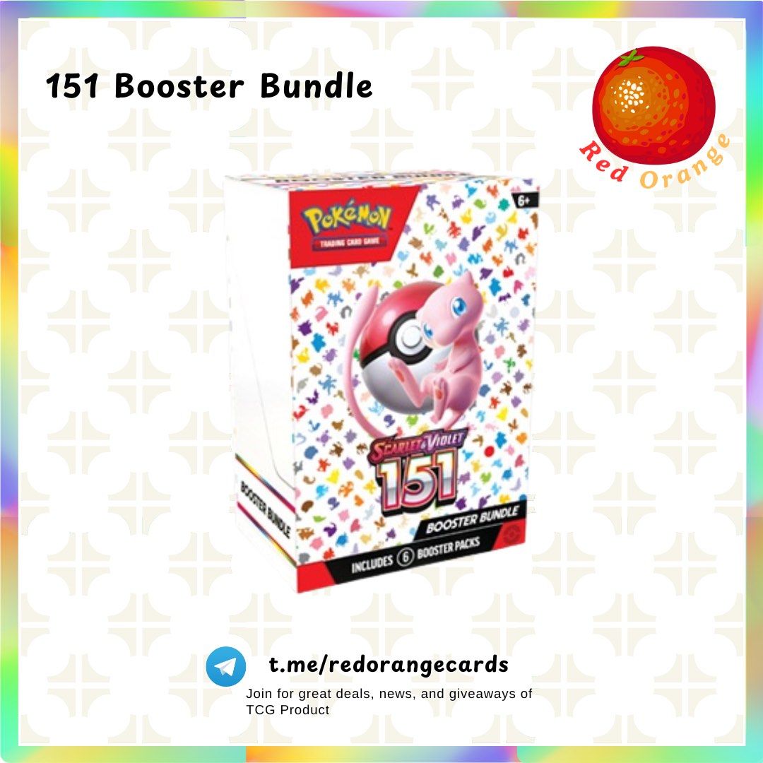 151 Booster Bundle, Hobbies & Toys, Toys & Games on Carousell