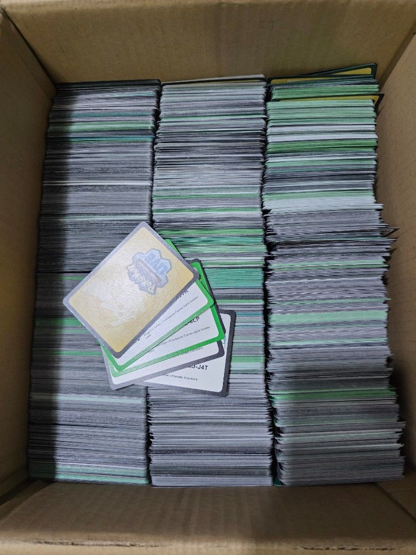 (1kg, ~800pc) Pokemon Code Cards ( Sword and Shield, Scarlet and Violet ...