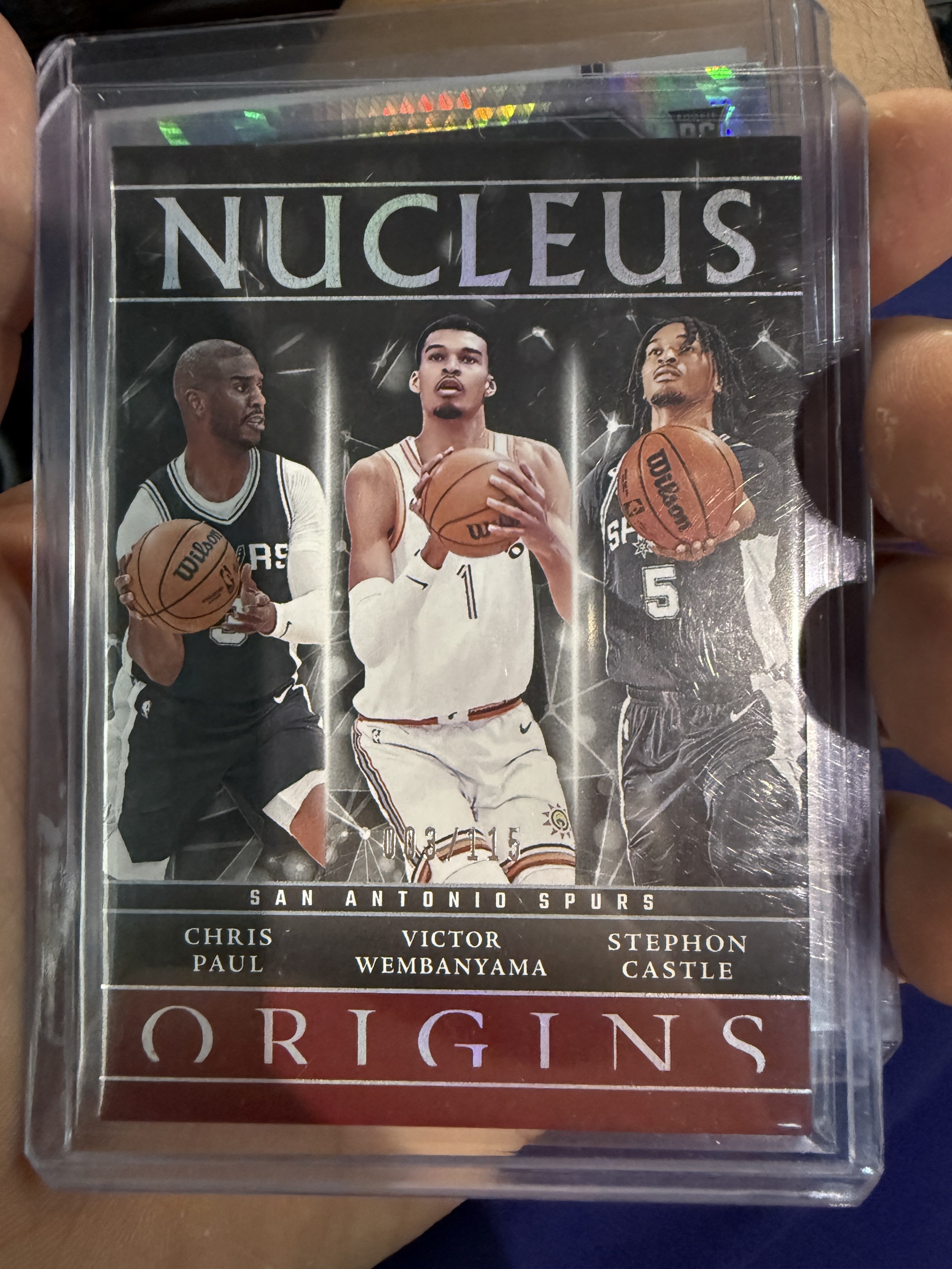 2024-25 Panini Origins Nucleus Maroon Wembanyama, Chris Paul, Stephon ...