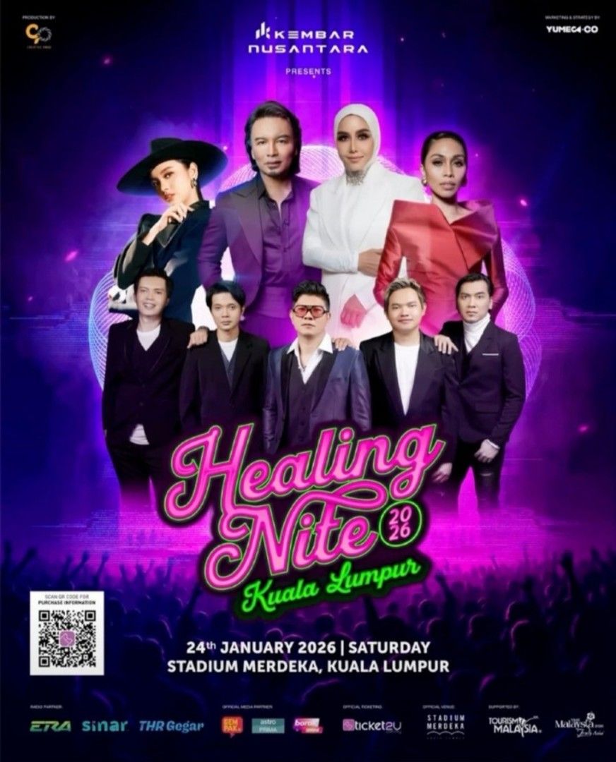 24 Jan 2025 - Healing Nite 2026 Concert Ticket, Tickets & Vouchers ...