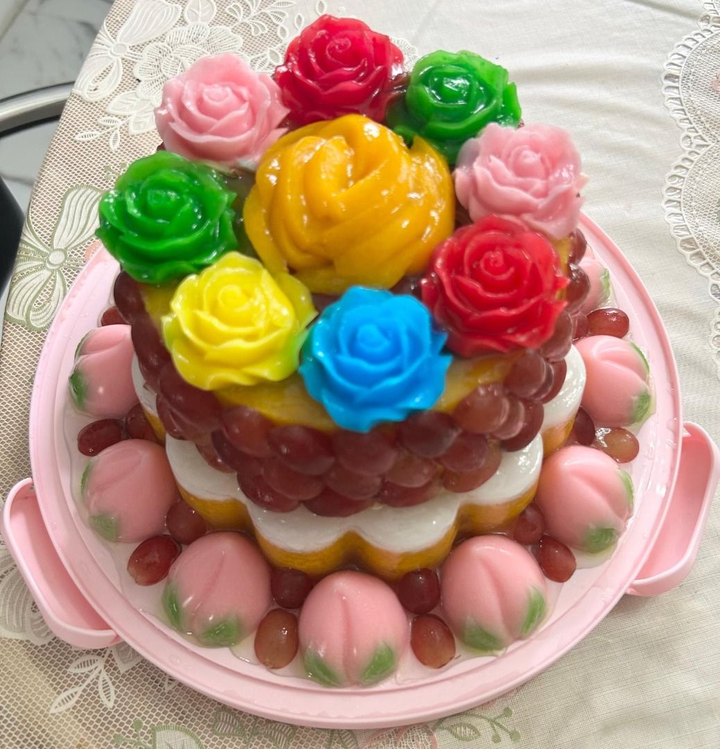 2 layers Jelly Cake - Natural Flavours and Colours! No Preservatives ...