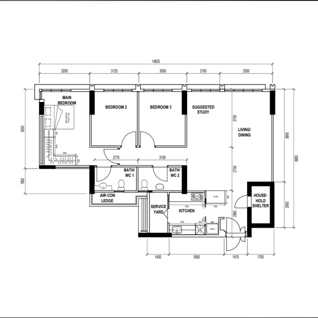 2D CAD drawing, Property, Others on Carousell