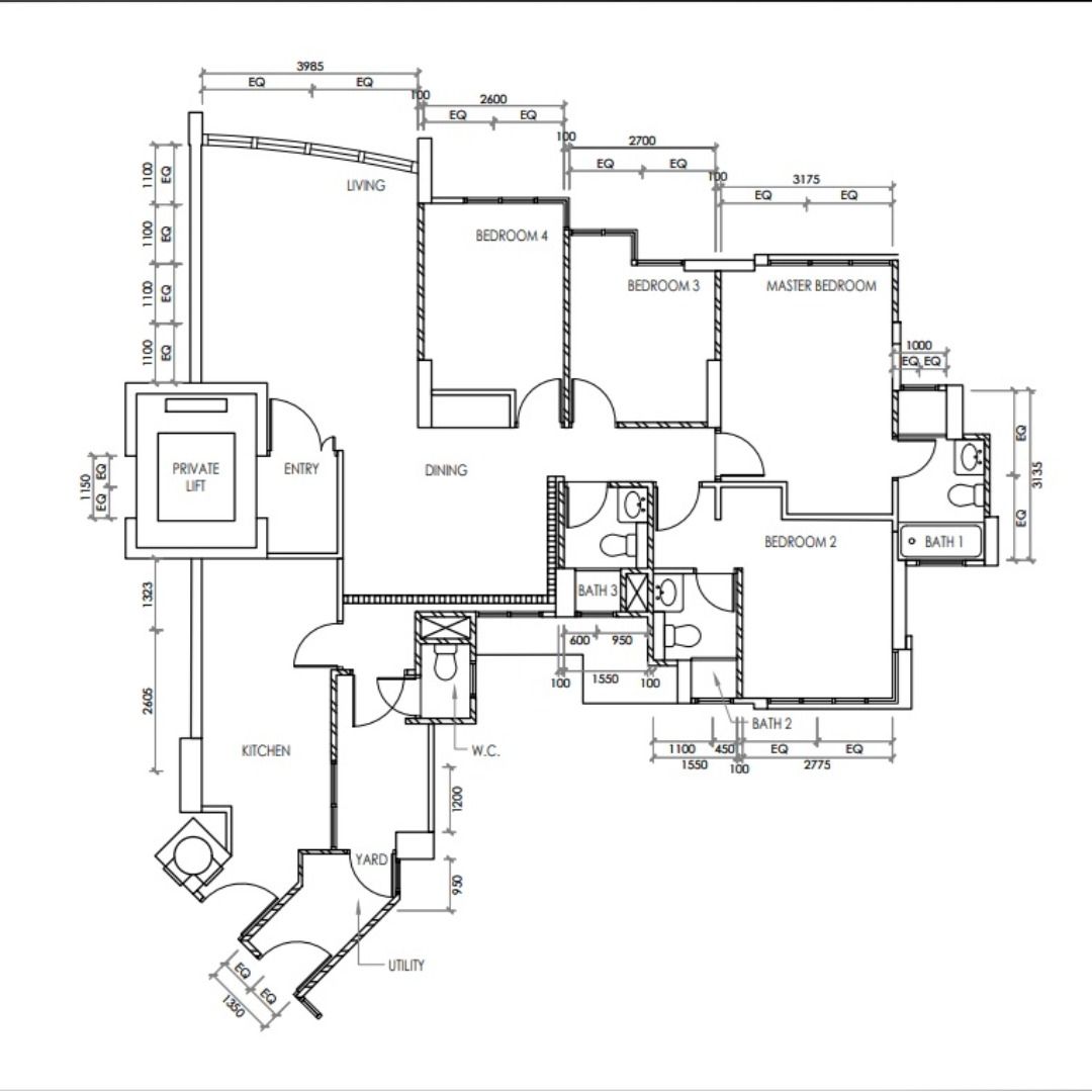 2D CAD drawing, Property, Others on Carousell