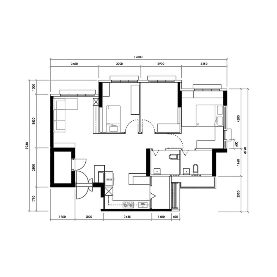 2D CAD drawing, Property, Others on Carousell