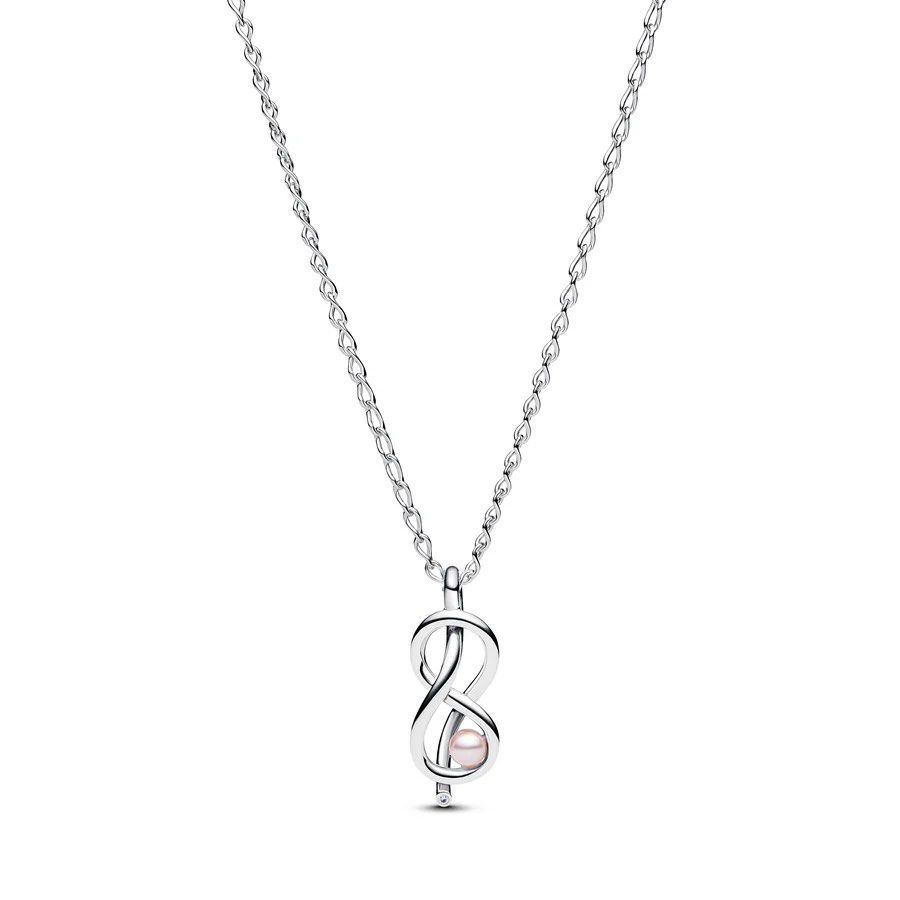 💎 SALE! PANDORA INFINITY KNOT COLLIER NECKLACE, Women's Fashion ...