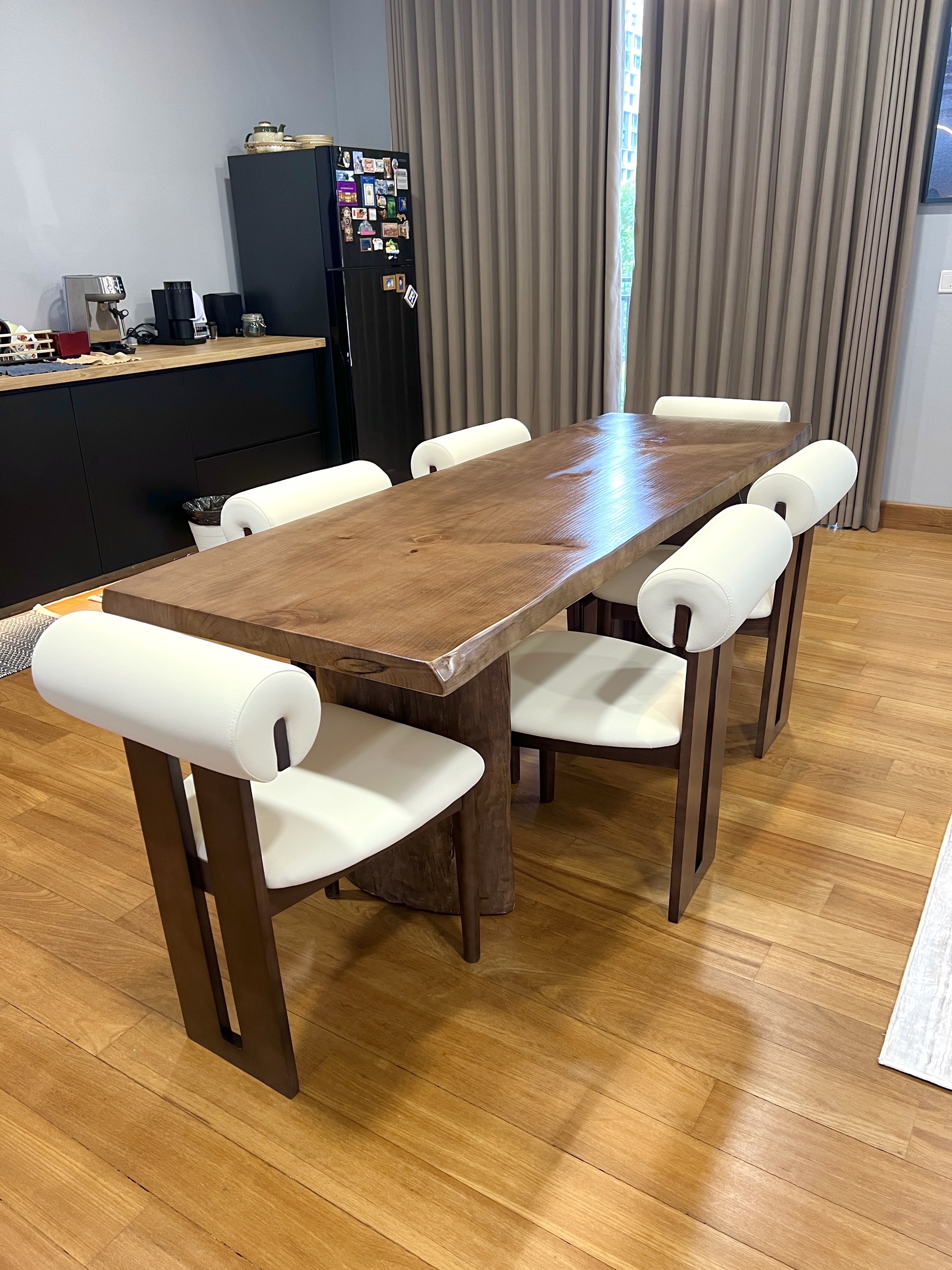 Solid Wood Dining Table, Furniture & Home Living, Furniture, Tables ...