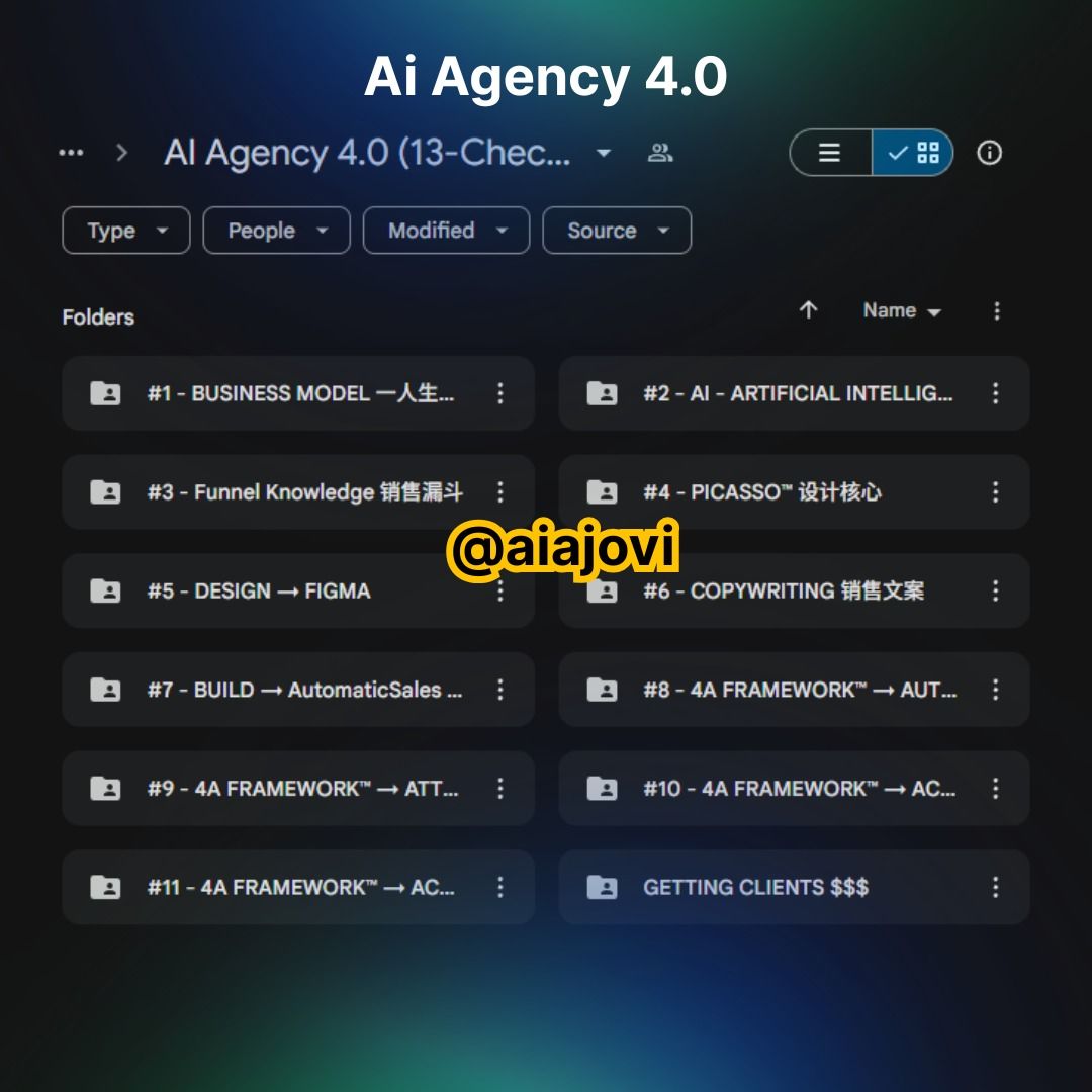 Ai 网络自由创业 Reeve Yew's Ai Agency 4.0 课程 + Ai Tools + GuruGPT + AS账户 ...