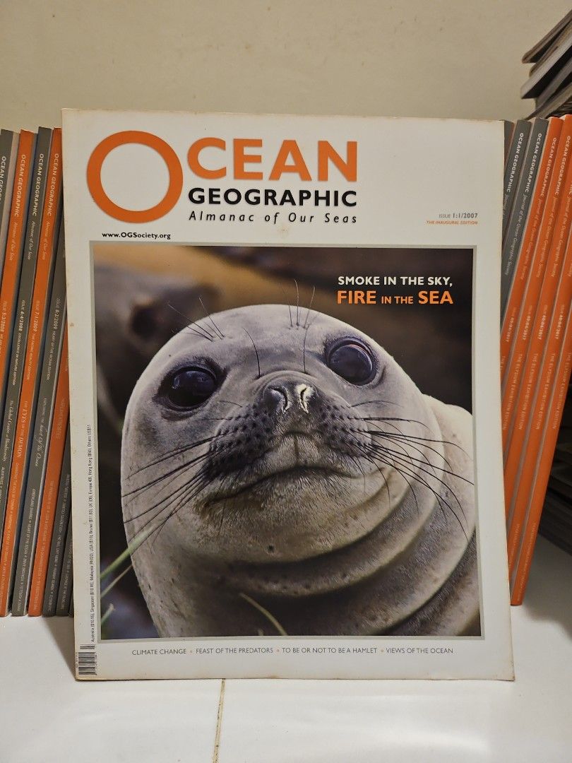 Almost Complete Edition of Ocean Geographic Magazines, Hobbies & Toys ...