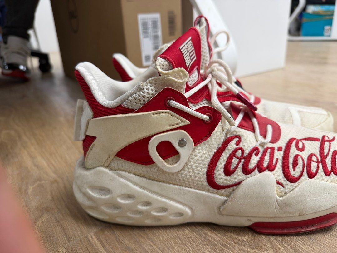 Anta Coca-Cola Sneakers, Men's Fashion, Footwear, Sneakers on Carousell